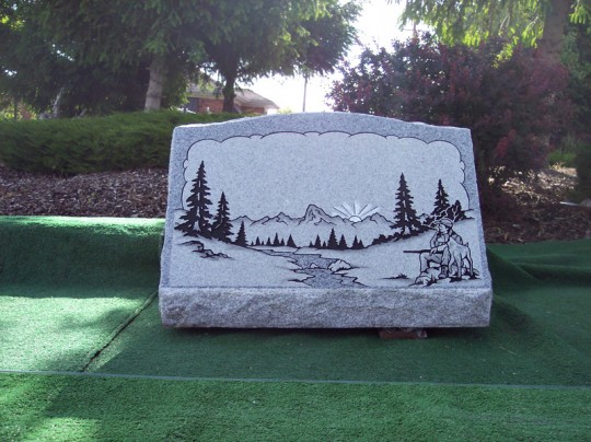 Memorial Monuments: Slant Individual Monuments